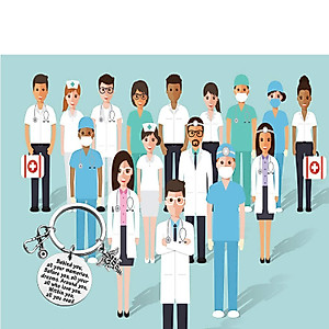 FEELMEM Physician Assistant Gift PA Graduation Gifts Behind You All Your Memories Before You All Your Dreams Physician Assistant Keychain Medical Student Jewelry PA Gifts (PA)