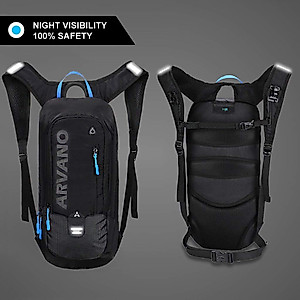 Arvano Bike Backpack Small Mountain Biking Daypack Cycling Hiking Bicycle Skiing Mtb Pack 6l