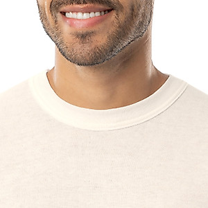 ColdPruf Men's Basic Active Wear Crew Top, Winter White, 3X