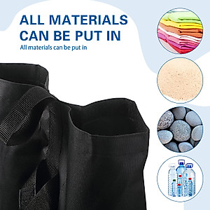 Sratte 12 Tent Weight Bags Canopy Weights Sand Bags Waterproof Canopy Tent Sandbags for Pop up Canopy Tent Legs Patio Gazebo Umbrella Base Pool Ladder Outdoor Sand Bags