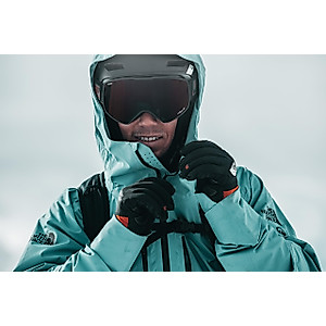 Julbo Cyclon Snow Goggles, White Frame - REACTIV 1-3 High Contrast Red Lens w/Rose Mirror