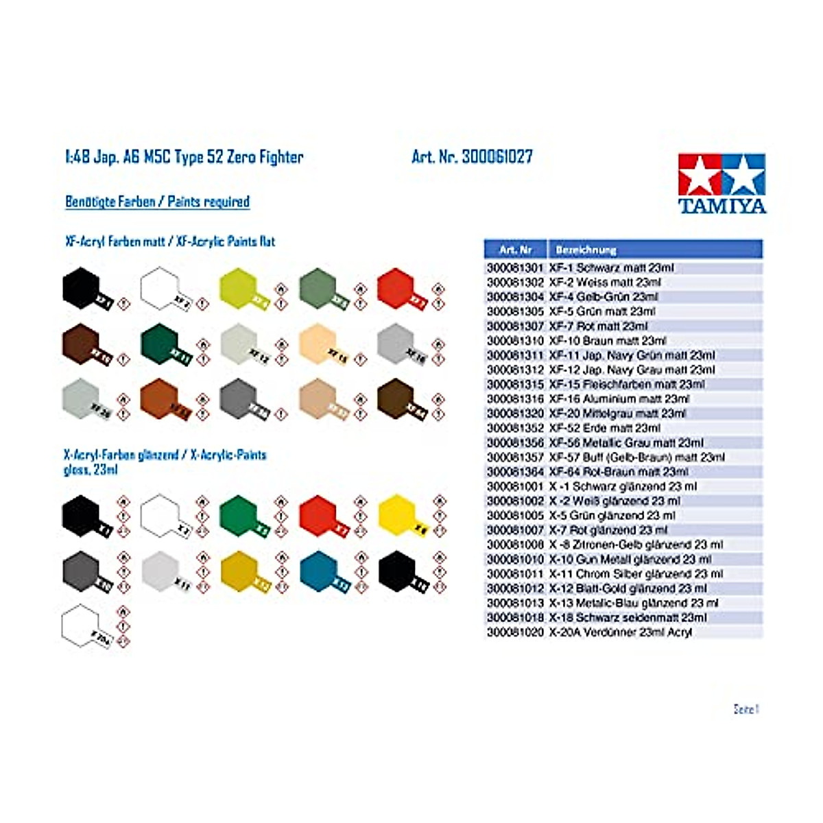 Tamiya Models Mitsubishi A6M5c Zero Fighter Model Kit