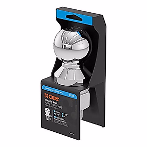 CURT 40009 Chrome Trailer Hitch Ball, 20,000 lbs, 2-5/16-Inch Diameter, 1-1/4 x 2-3/4-Inch Shank