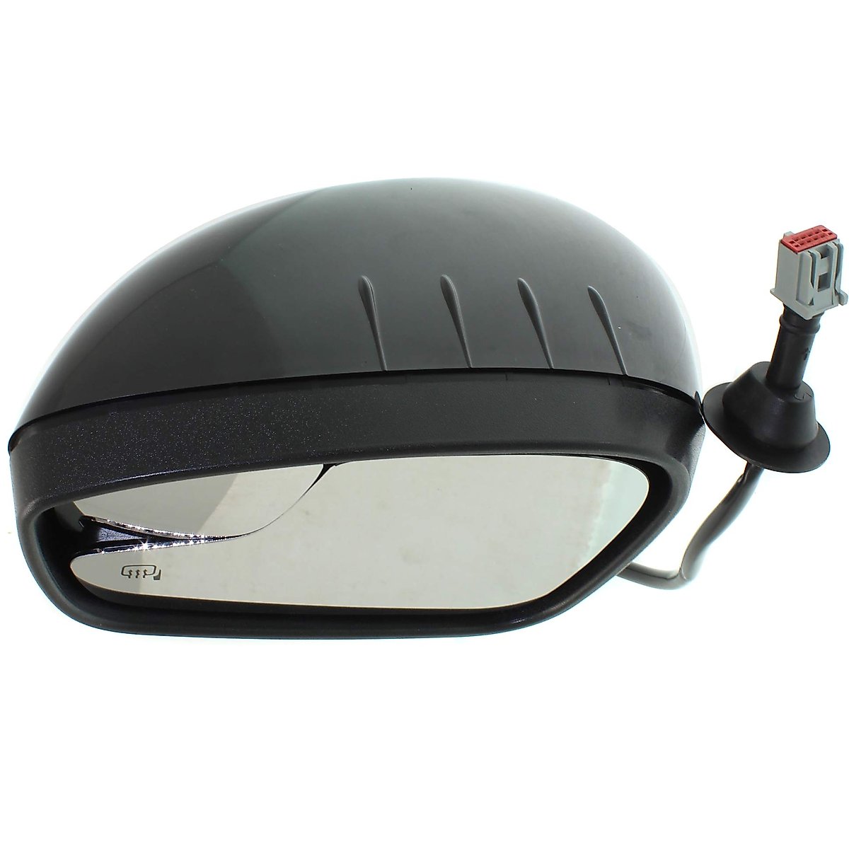 Kool-Vue FD270EL Power Mirror compatible with Ford Fiesta 11-13 Left Side Manual Folding Heated W/BSG HB/Sedan Paintable