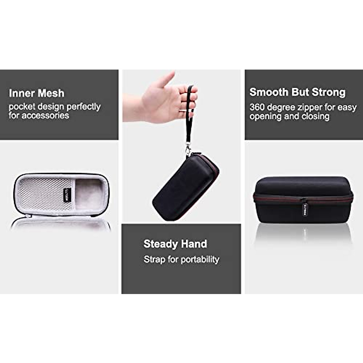 LTGEM EVA Hard Case for Pure Enrichment PureZone Mini Portable Air Purifie - Protective Carrying Storage Bag