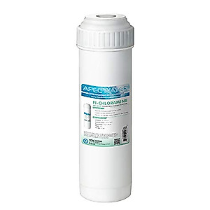 APEC Water Systems FI-CHLORAMINE Chloramine/Hydrogen Sulfide Reduction Water Filter with 10" Industry standard size (Replace RO 3rd Stage filter)