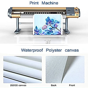 ZIMARO quadro su tela arte della parete Stampe Immagine Famoso Il ponte di Waterloo nella nebbia di Claude Monet per l'arredamento del corridoio 60x90cm