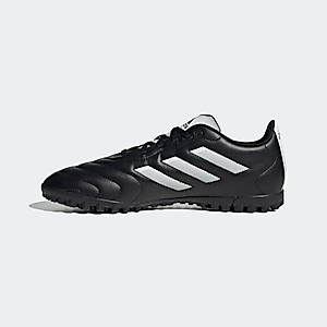 adidas Unisex Goletto Turf Soccer Shoe, Core Black/White/Red, 9 US Men
