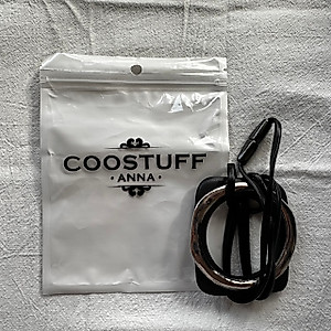 COOSTUFF ANNA Hotsale Handmade Women Long Necklaces Jewelry Black Sandalwood Vintage Statement Necklace for Women (Black)