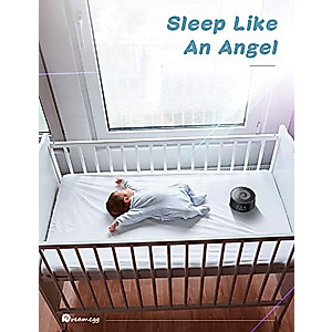 Dreamegg White Noise Machine - D3 Pro Sound Machine for Adults, Rechargeable Sound Machine for Sleeping, 29 HiFi Sound, Battery/Adapter, Auto-Off Timer, Portable Sound Machine for Baby Home Travel