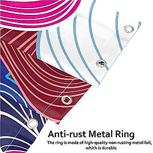 bisibuy Pink Flamingo Shower Curtain 72x72 Inches Washable Polyester Fabric Curtains Shower Set with Hooks Decorative Shower Curtains for Bathroom, Guest Bath, Stalls and Tubs