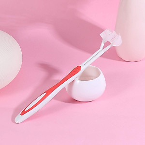 7pcs 3 Toothbrush Soft Bristle Toothbrush Toothbrush Manual Toothbrushes Three-Sided Toothbrush Soft Bristle Toothbrush Pp 3 Sided Toothbrush Soft Brush Soft Fur