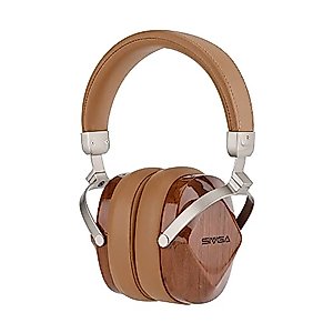 SIVGA Oriole Rosewood Wooden Closed Back Wired Dynamic Headphone (Brown)