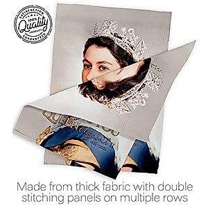 Queen Elizabeth II Flag We Miss You Garden Flag Set Wood Dowel Sweet Life Sympathy Remembrance Memorial Bereavement Love Support Emotion Postive House Banner Small Yard Gift Double-Sided, Made in USA