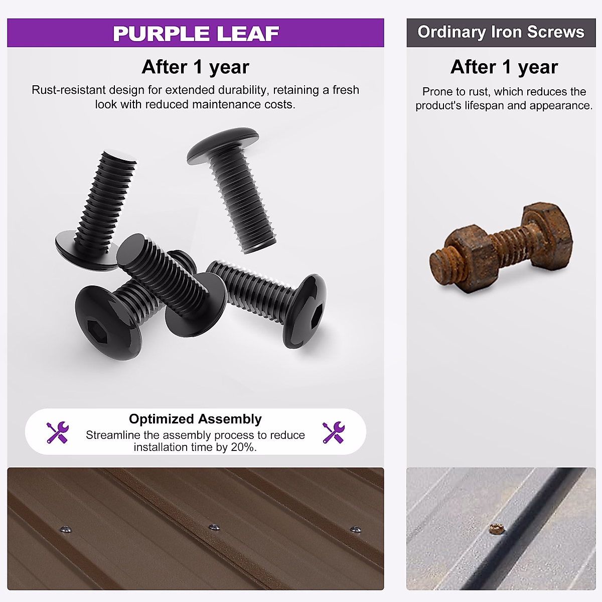 PURPLE LEAF 12' X 16' Outdoor Hardtop Galvanized Steel Double Roof Permanent Gazebo Canopy Aluminum Frame Patio Garden Gazebo with Curtains and Netting