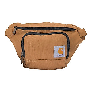 Carhartt Adjustable Waist Pack, Durable, Water-Resistant Hip Pack, Classic Waist Pack, Carhartt Brown
