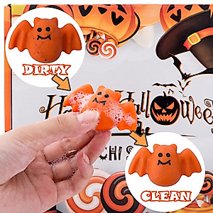 50Pack Halloween Goodie Bag Fillers Mochi Squishy Toys, Party Favors for Kids, Kawaii Squishies Fidget Toys, Stress Relief Toys Trick or Treat Stuffers Classroom Rewards Carnival Prize