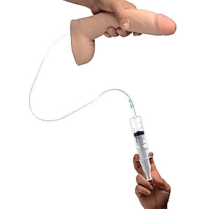 10 Inch Realistic Dual Density Squirting Dildo