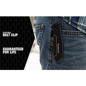 Southwire - 65029440 Tools & Equipment HBKN Hawk Bill Pocket Knife, 2.6" blade, 8CR13MOV Stainless Steel- curved blade for pull cuts and splicing