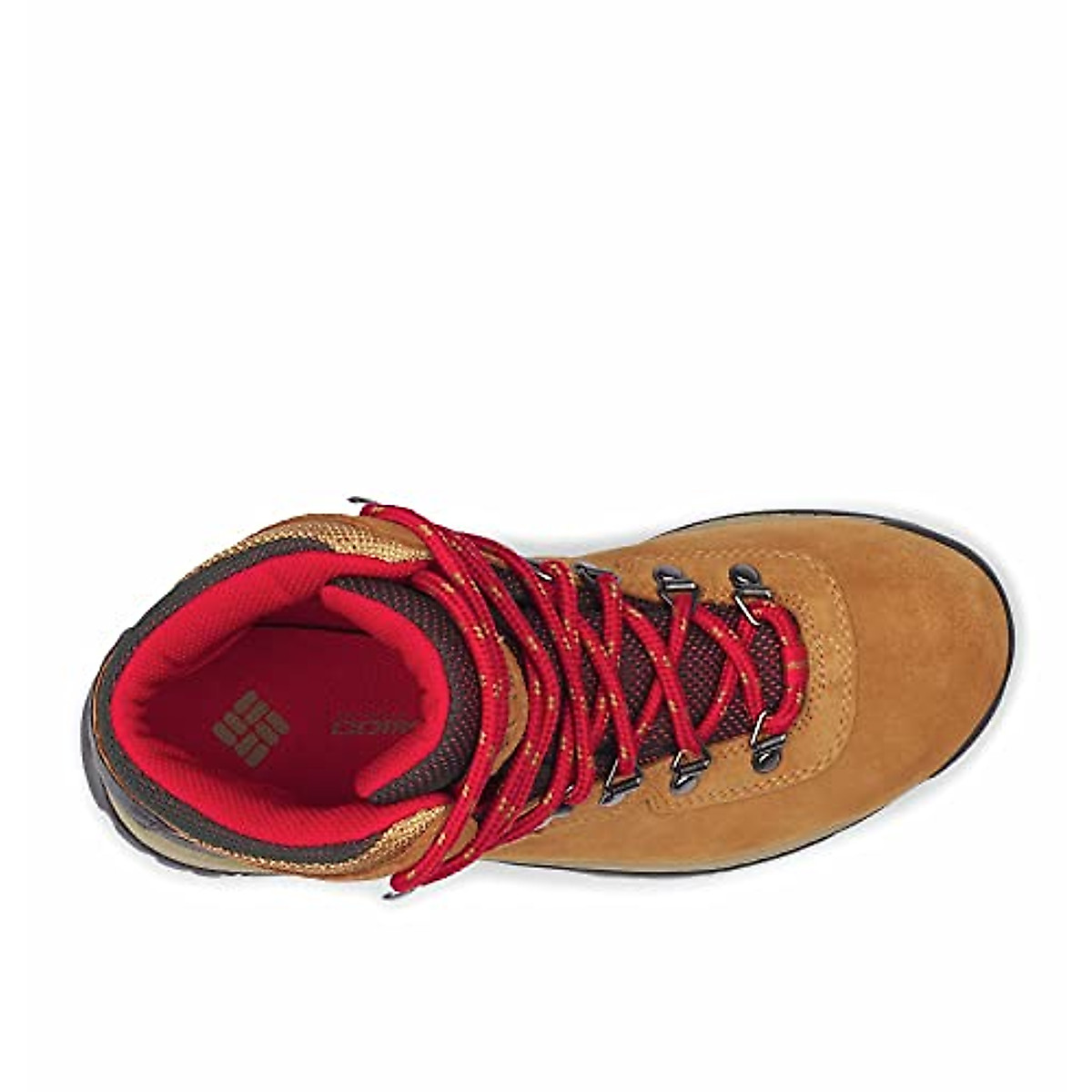 Columbia Women's Newton Ridge Plus Waterproof Amped, Elk/Mountain Red, 9