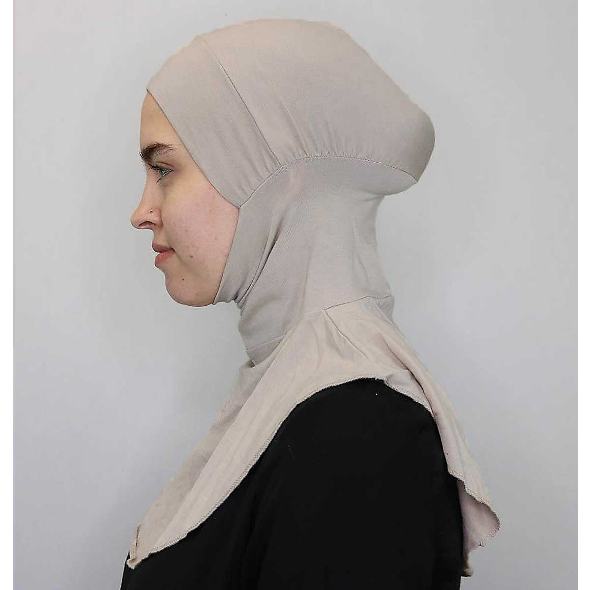 Modefa Ninja Hijab Bonnet Underscarf Cap (Black)