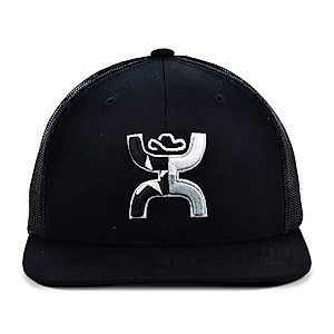 HOOEY Texican Adjustable Snapback Hat (Black)