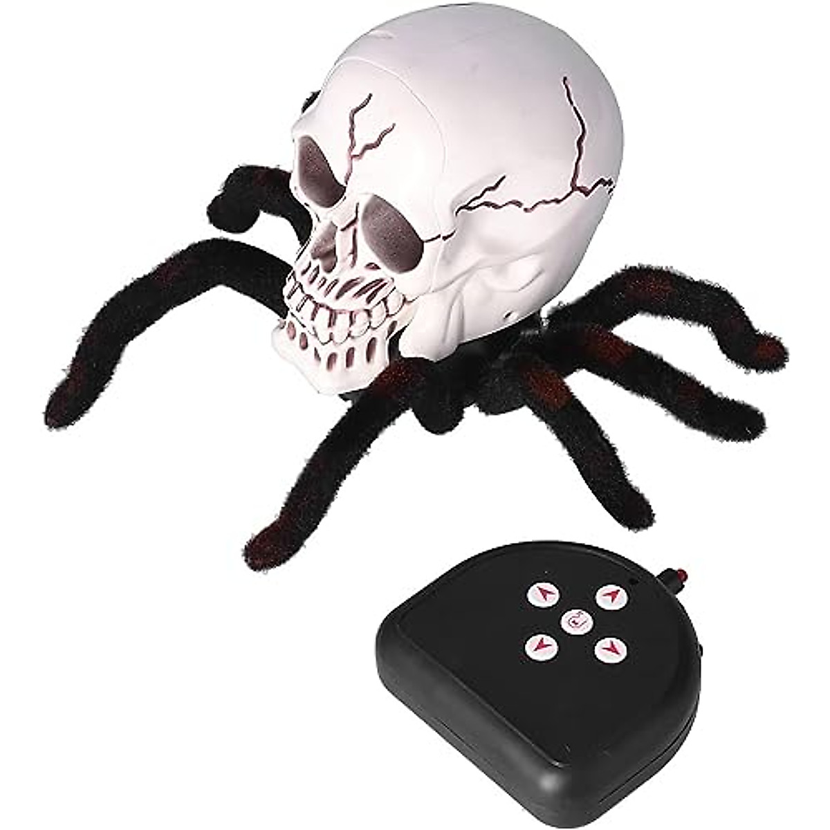 2023 New Skull Tarantula Toy, Remote Control Spider, Spooky RC Spider Prank Toy with Light Up Eyes, High Simulation Fake Spider, Great Hallowee Toy for Kids