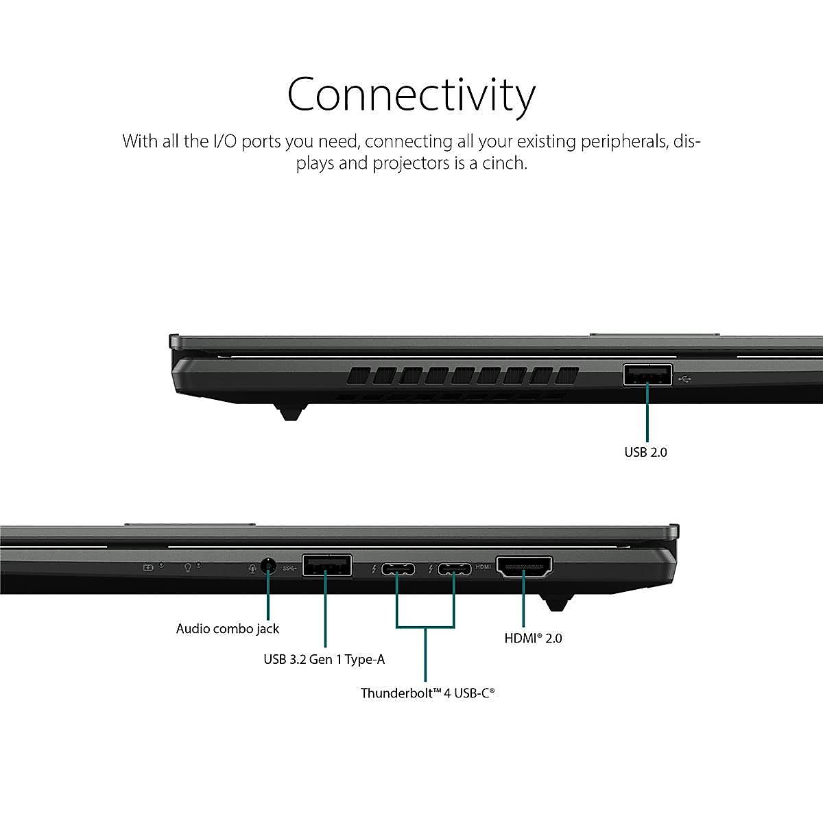 Asus 2022 Latest Vivobook S 14X 14.5 OLED 2.8K 120Hz Laptop, 14 Cores Intel Evo 12th Gen i7-12700H, 100% DCI-P3 Pantone 600nits 16:10, Wi-Fi 6E, Backlit KB, Thunderbolt 4 (40GB RAM