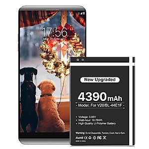 JDIRLDL Battery for LG V20, (2023 New Upgrade 0 Cycle LG V20 Battery Replacement for Lg V20,S996, H910, H918, VS995, LS997, VS995, H990T, H990N Dual, H990DS Dual, F200L | V20 Spare Battery