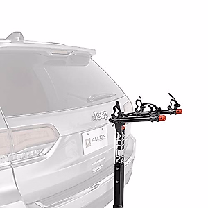 Allen Sports Deluxe 2-Bike Hitch Mount Rack , Silver/Black (522RR)