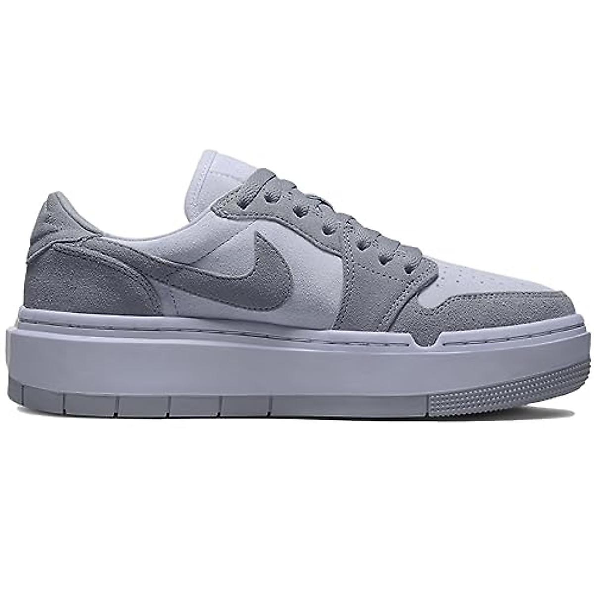 Nike Womens Air Jordan 1 LV8D Elevated Lifestyle Sneakers (Stealth/Titanium, us_Footwear_Size_System, Adult, Women, Numeric, Medium, Numeric_7)
