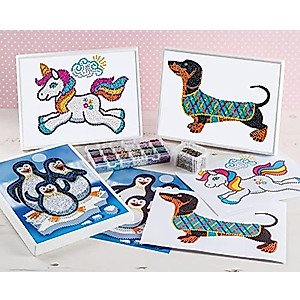 Sequin Art Red Norman The Snowman, Sparkling Arts and Crafts Kit; Creative Crafts for Adults and Kids