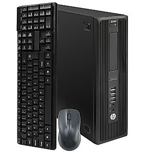 HP Z240 Small Form Computer Desktop PC, Intel Core i5 6500 3.2GHz Processor, 16GB DDR4 Ram, 256GB NVMe SSD, WiFi | Bluetooth, Wireless Keyboard & Mouse, Win 10 Pro (Renewed)