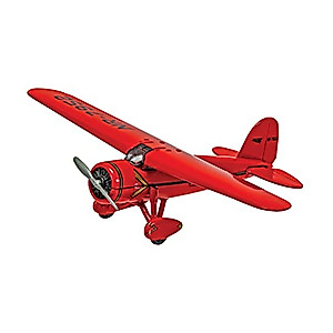 Corgi Diecast Smithsonian Collection Amelia Earhart Lockheed 5B Vega Miniature Scale Display Model Aircraft CS91303, Red