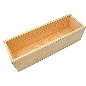 DD-life Flexible Rectangular Soap Silicone Loaf Mold Wood Box for 42oz Soap Making Supplies ¡­