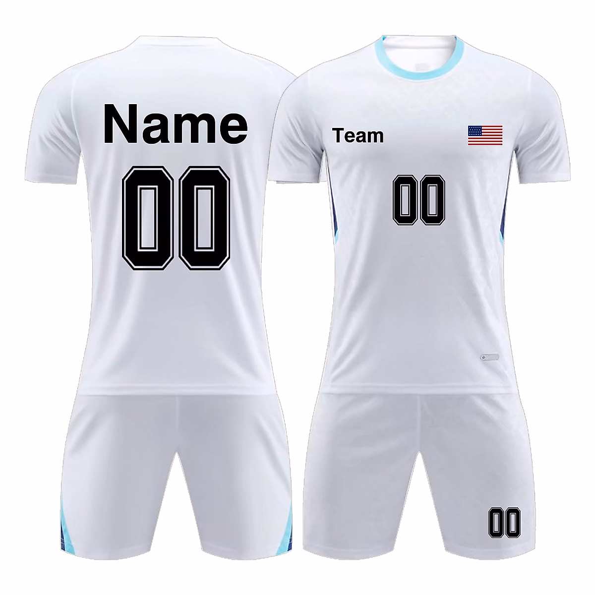 Custom Soccer Jersey for Kids Adults Men women-Personalize Shirts and Short with Name Number Team Logo