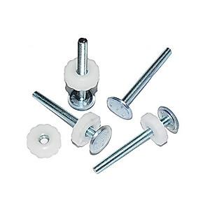 4 Pack Pressure Gates Threaded Spindle Rods M10 (10 mm),Baby Gates Accessory Screw Bolts Kit Fit for Baby and Pet Safety Gates Pressure Mounted Gates Guard