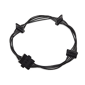 Cable Matters 2-Pack 15 Pin SATA to 4 SATA Power Splitter Cable - 18 Inches