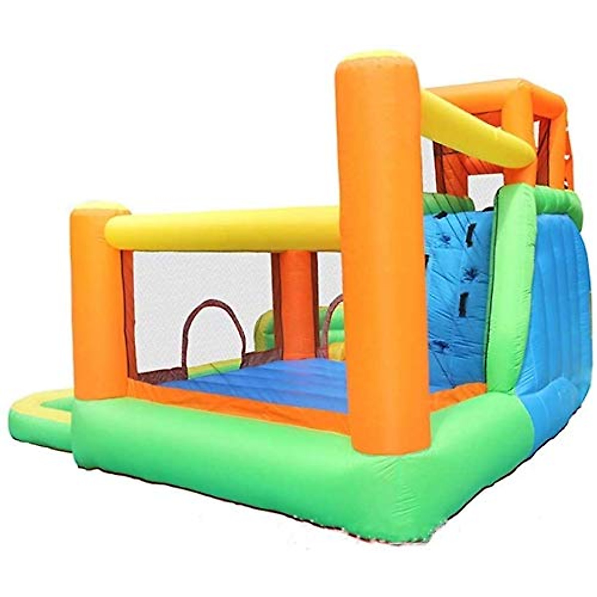 for Kids Kids Bouncy Castle Inflatable Castle Family Children's Playground Outdoor Play Equipment Small Trampoline Slide Combination Inflatable Bouncer Summer