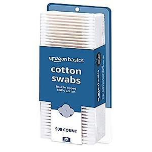 Amazon Basics Cotton Swabs, 500 ct, 1-Pack (Previously Solimo)