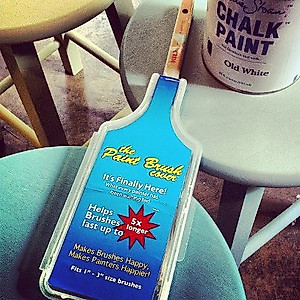 The Paint Brush Cover (3 Pack). Professional Painting Brush Holder/Case. Holds 1" to 3" Brushes