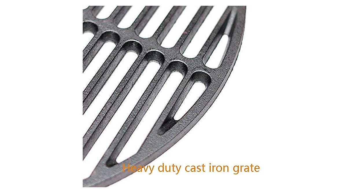 Dracarys 15.5" Cast Iron Grill Grate for Big Green Egg & Kamado