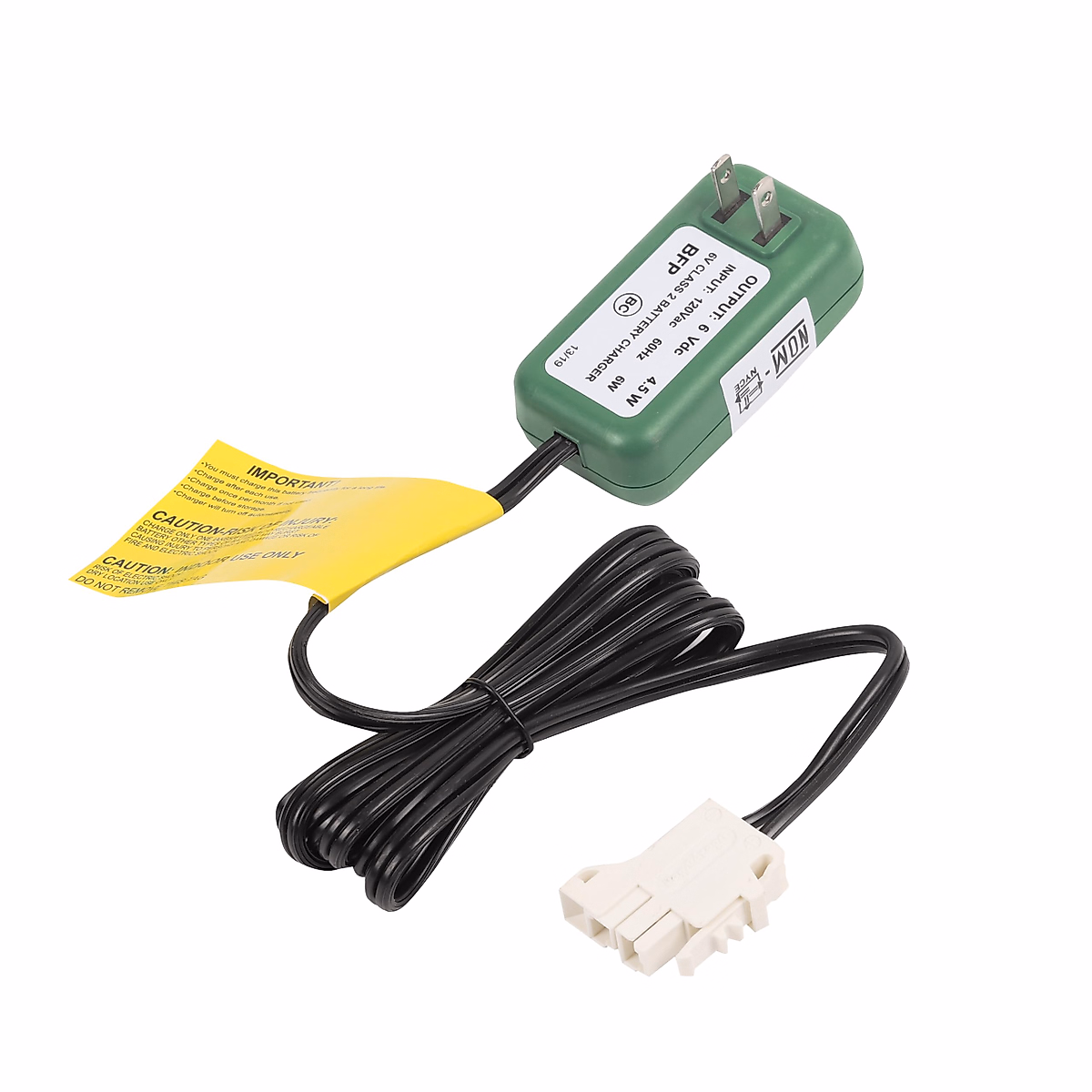 6 Volt Battery Charger for Peg Perego Lil Tractor and Trailer IGED1112 / Santa Fe Train IGED1071 Children Ride On Car, Replacment Charger for Peg-Perego Ride-On Toys (NOT Official)