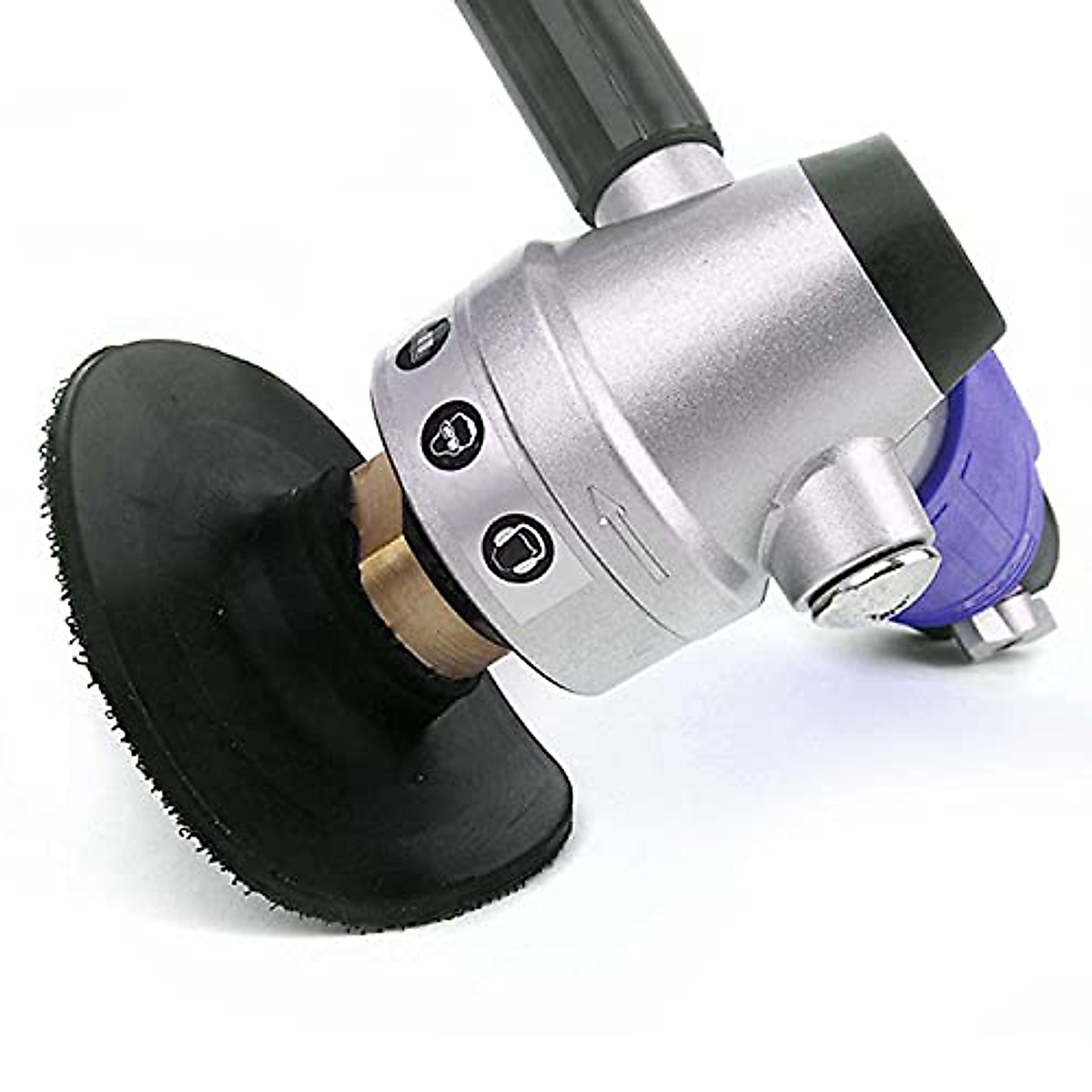 KEEYWOLT 4 Inch Polishing Backing Pad Flexible Rubber Backer for Diamond Polishing Pad Holder Hook and Loop Connector 5/8"-11 Thread