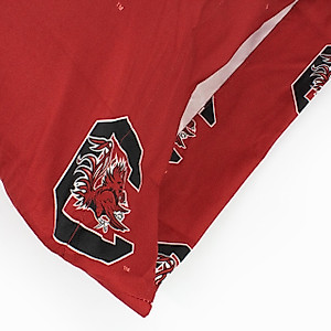 College Covers Everything Comfy South Carolina Gamecocks Pillowcase, Body Pillow, 20" x 60", Includes 1 Pillowcase