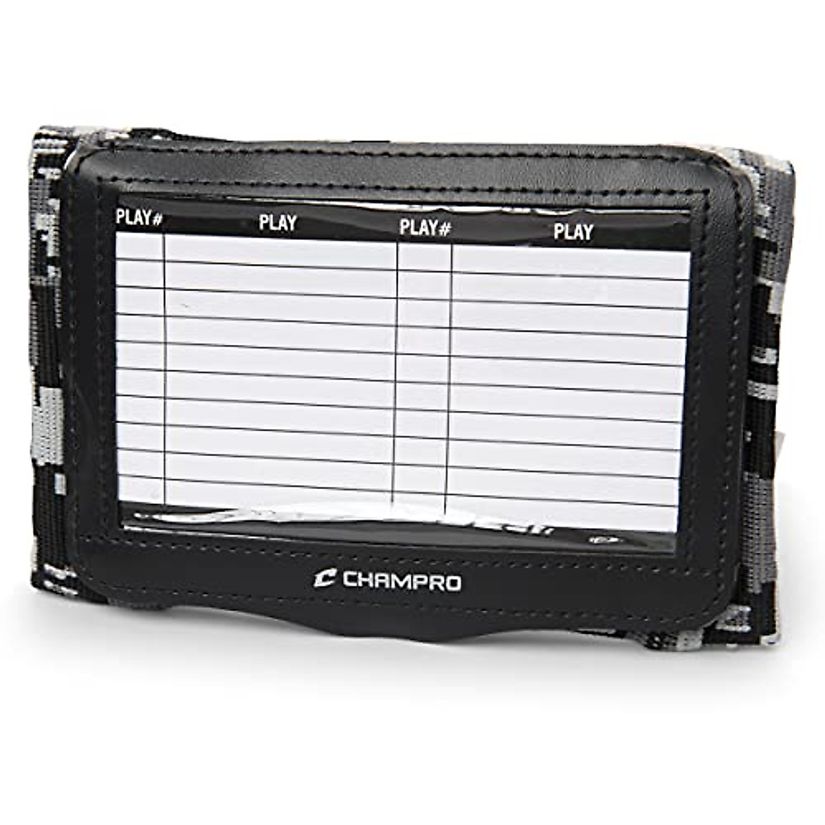 CHAMPRO unisex teen Triple Wristband Playbook, Camo Black, Youth US