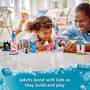 LEGO Disney Princess Aurora's Castle Building Toy Set 43211 Disney Princess Toy with Sleeping Beauty, Prince Philip and Maleficent Mini-Doll Figures, Disney Gift Idea for Kids Boys Girls Age 4+