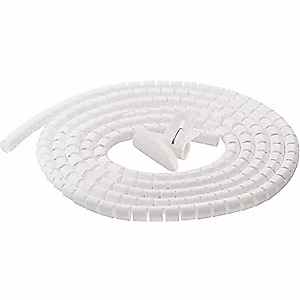Cable Management Tubes White