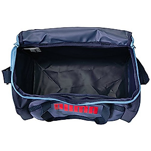 PUMA unisex child Evercat Transformation duffel bags, Navy/Red, One Size US