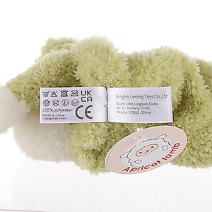 Apricot Lamb Stuffed Animals Hug Dinosaur Security Blanket Infant Snuggler Plush Baby Lovey(Hug Dinosaur, 10 Inches)